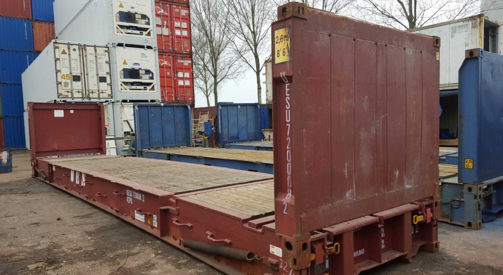 40ft Flatrack flushfolding - Containersales