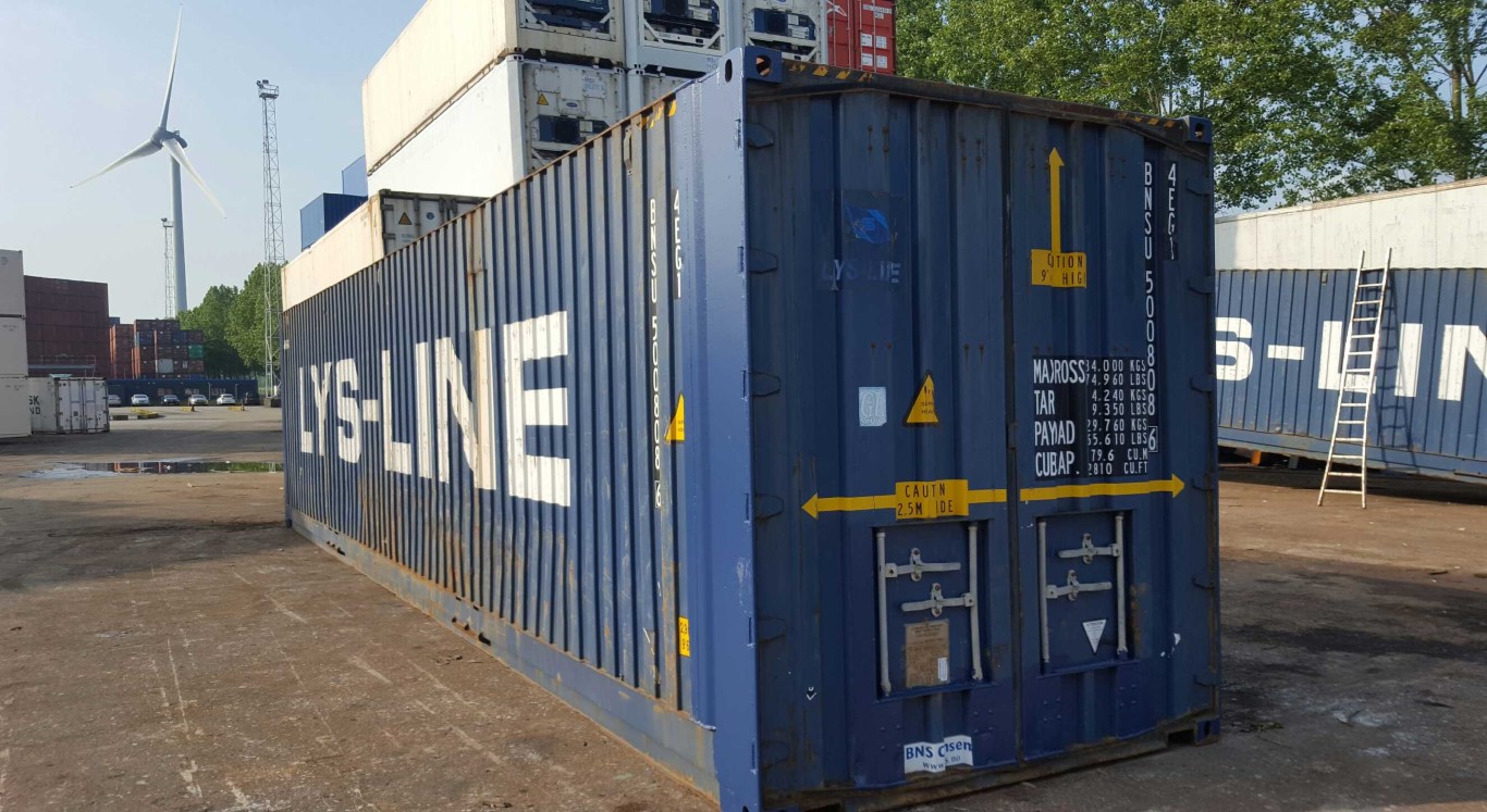40ft pallet wide dry van container - Containersales